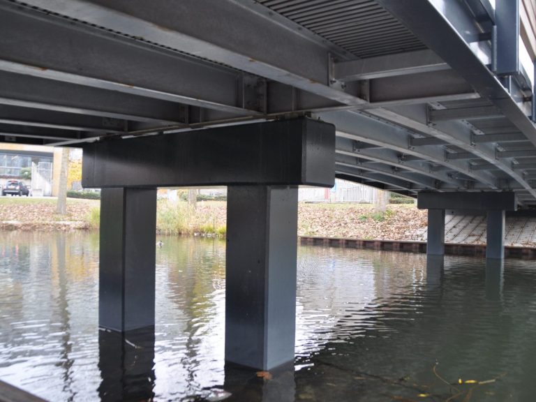 Steel Bridges - Sarum Hardwood Structures, Timber Bridges, Boardwalks ...